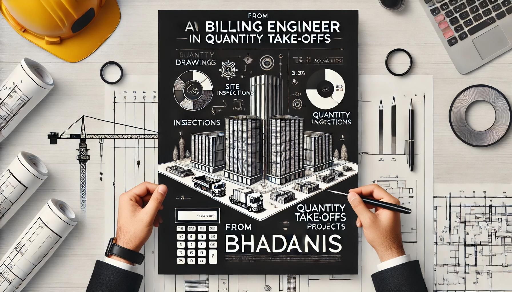 How does a Billing Engineer ensure accuracy in quantity take-offs?