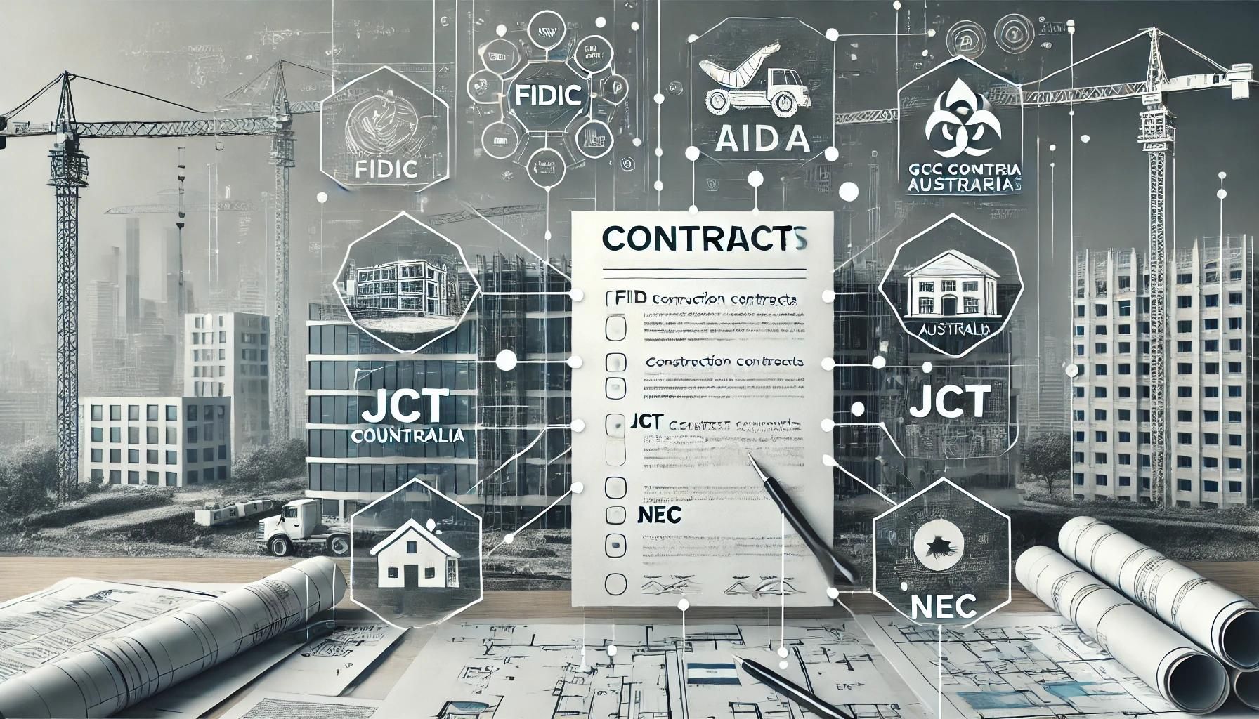 Different types of contracts and how to manage them (FIDIC, AIA, JCT, NEC, etc.